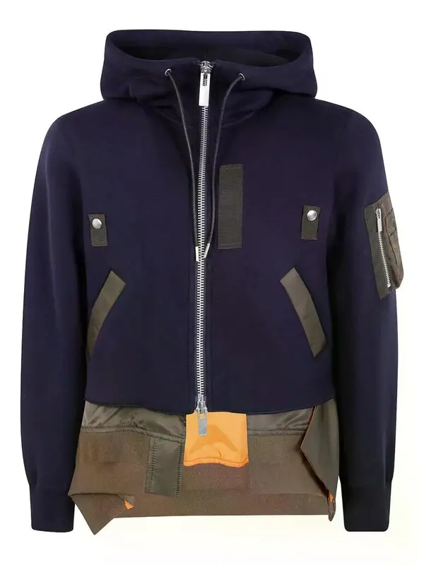 Sacai Zip-up Hooded Jacket
