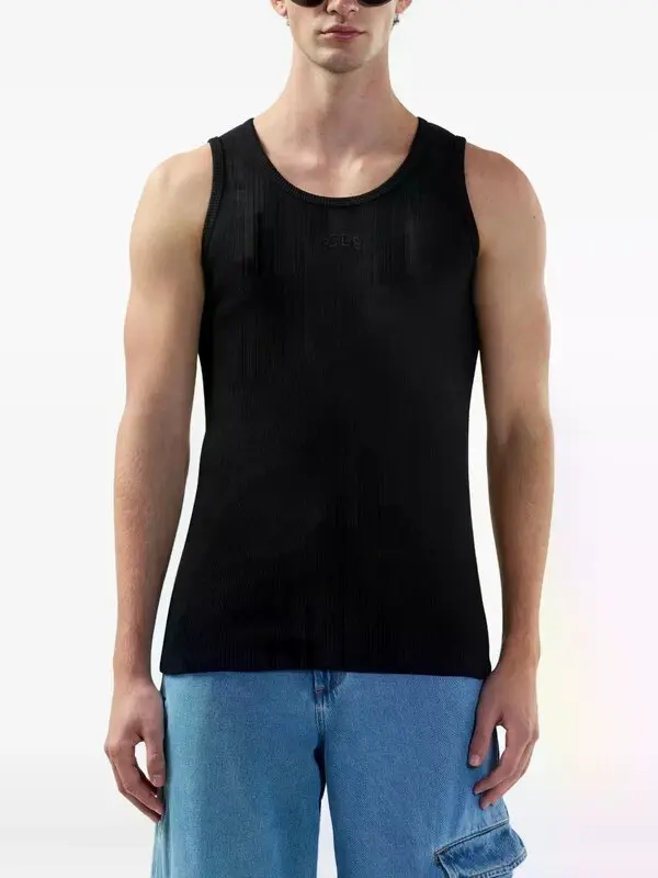 Gcds Logo Embroidered Tank Top