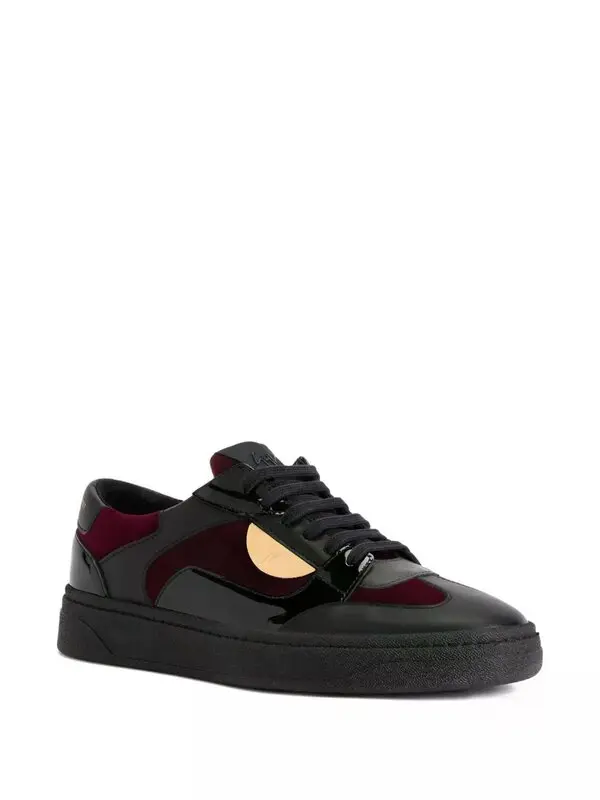 GIUSEPPE ZANOTTI Metal Signature-detail Sneakers - Black