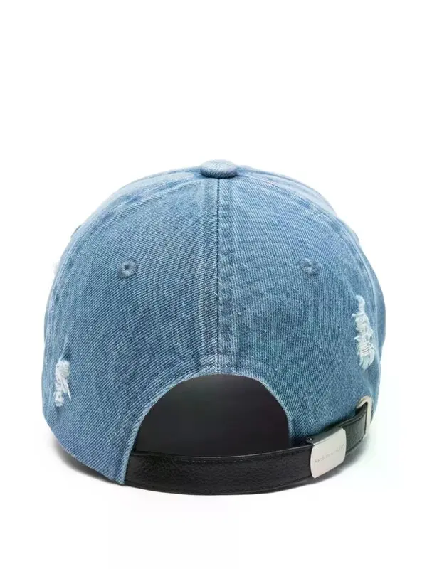 FENG CHEN WANG Distressed Denim Cap