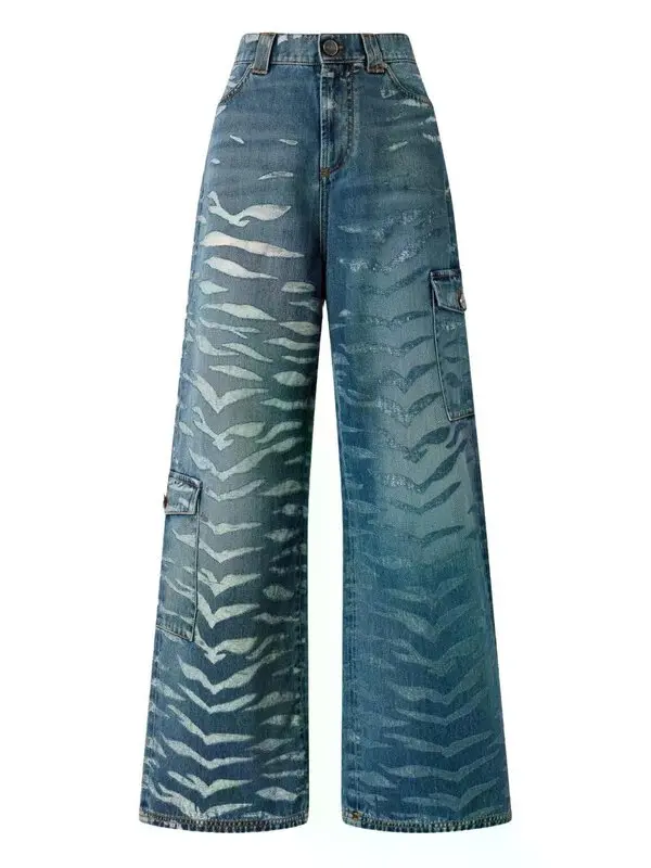 Pinko Zebra-print Jeans