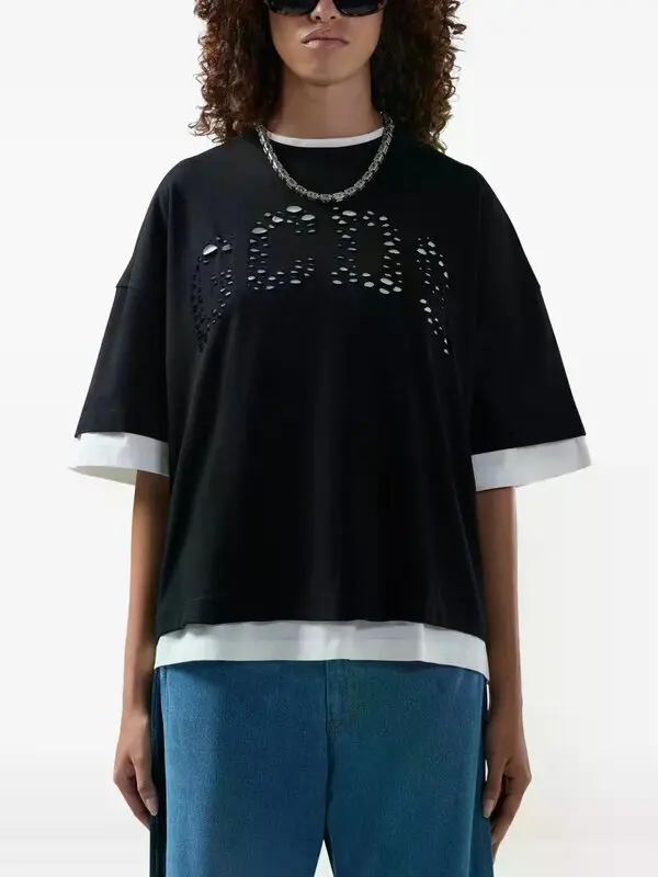 Gcds Perforated Layered T-shirt
