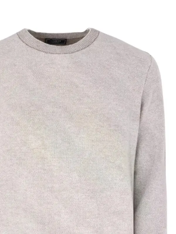 Peserico Ribbed Trim Crew Neck Sweater