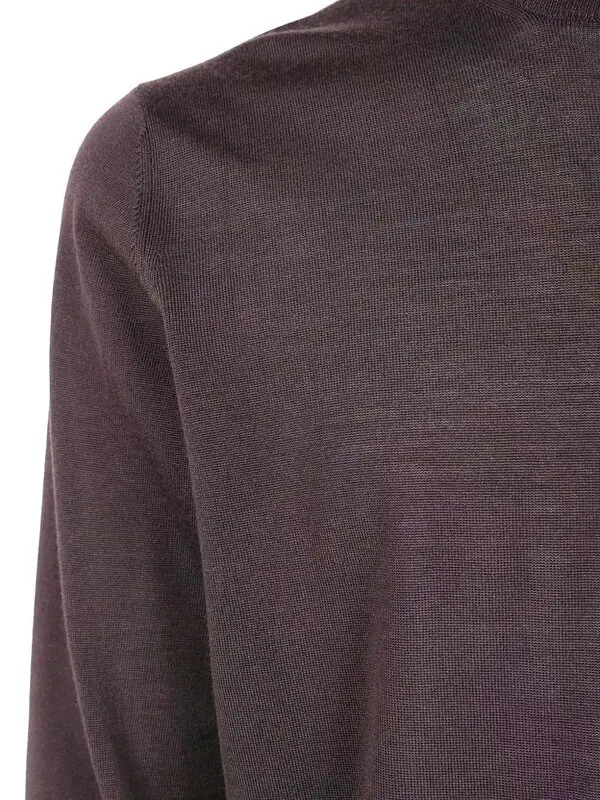FILIPPO DE LAURENTIIS Long-sleeve Crew-neck Sweater - Brown