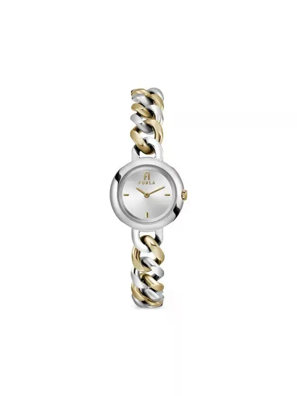 Furla Steel Chain Bracelet 28mm - White