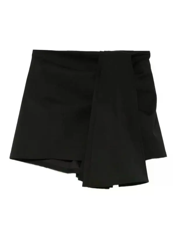 Giuseppe Di Morabito Draped Wool Shorts