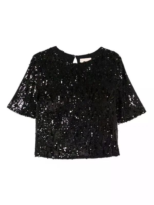 ANIYE BY Sequinned Blouse - Black