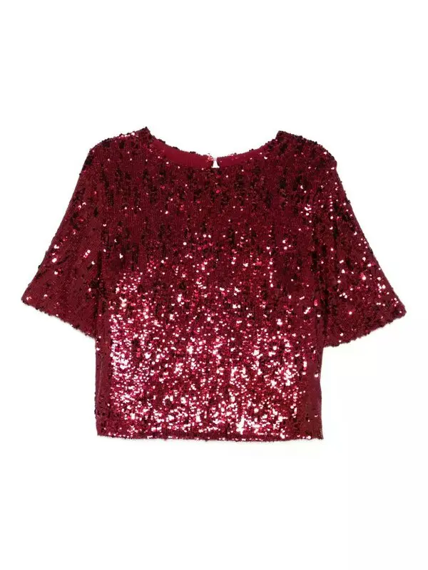 ANIYE BY Sequined Blouse - Red