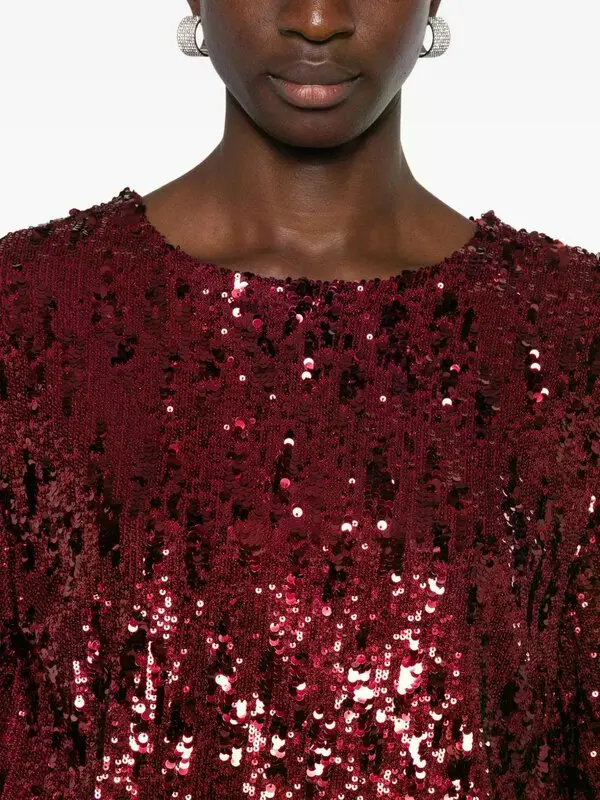 ANIYE BY Sequined Blouse - Red