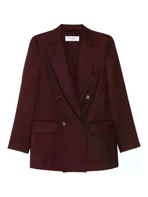 Max Mara Double-breasted Blazer - Red