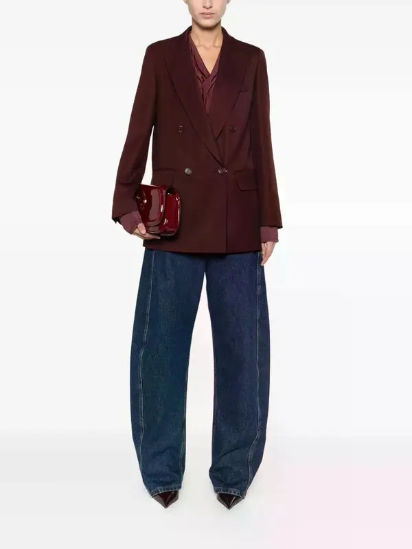 Max Mara Double-breasted Blazer - Red