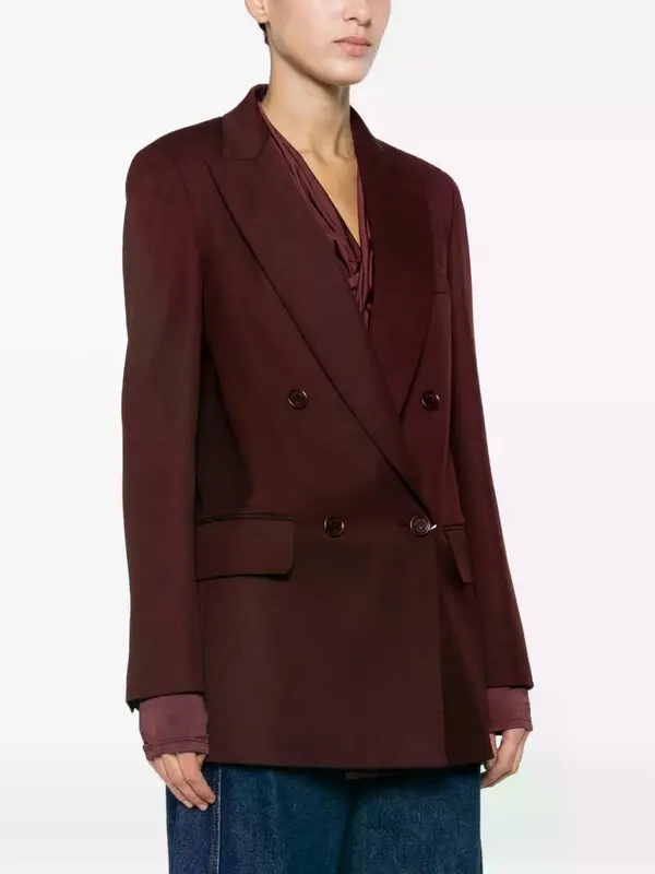Max Mara Double-breasted Blazer - Red