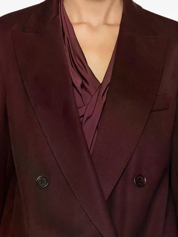 Max Mara Double-breasted Blazer - Red