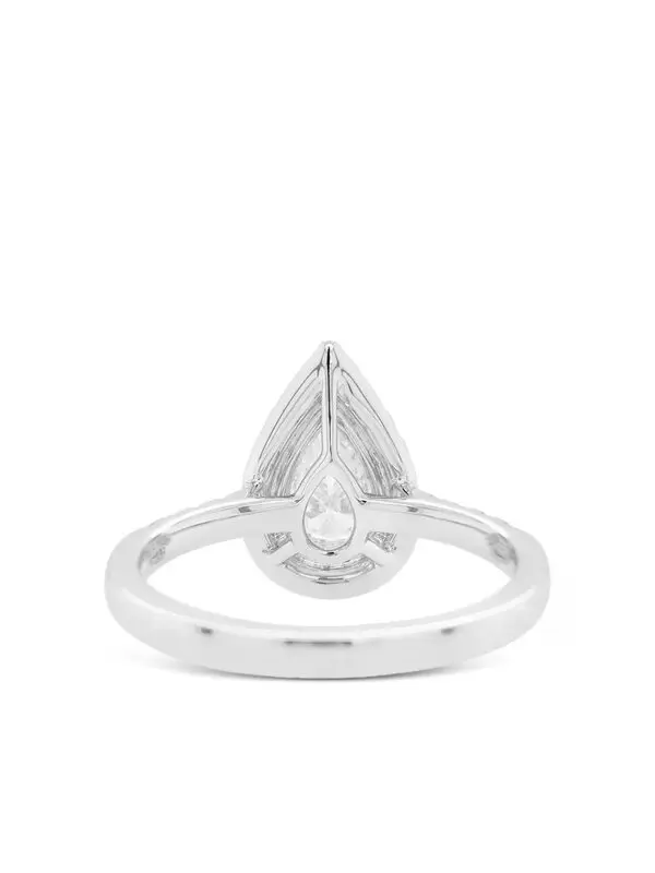 HYT JEWELRY 18k White And Rose Gold Diamond Ring
