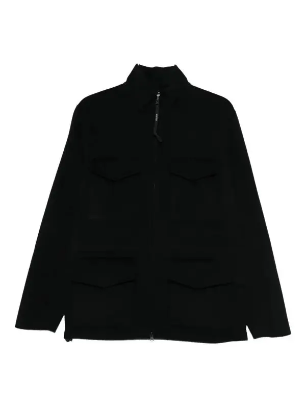 Aspesi Pocketed Zipped Single-breasted Coat