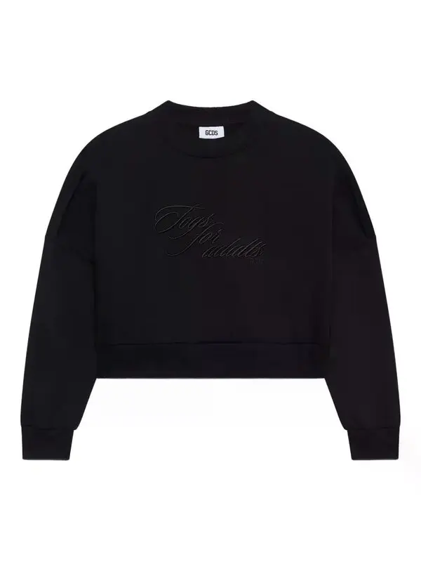 Gcds Logo-embroidered Sweatshirt