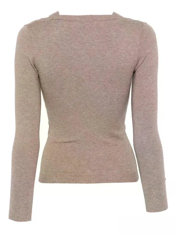 Gimaguas Toile Double-layer Sweater - Neutrals