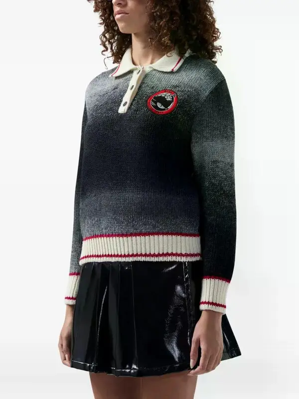 Gcds Embroidered Polo Top