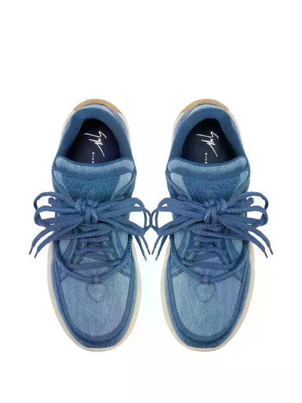GIUSEPPE ZANOTTI Gz-trail Lace-up Sneakers - Blue