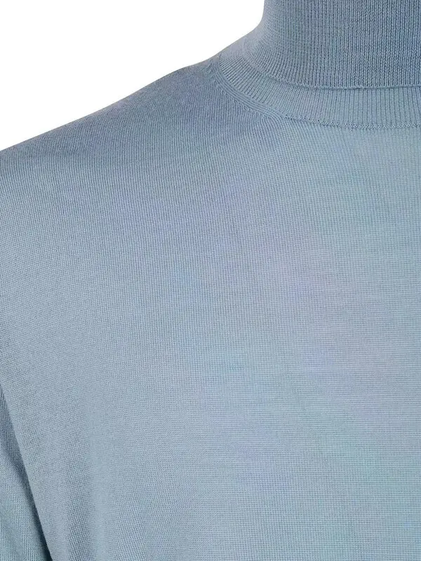 FILIPPO DE LAURENTIIS Turtleneck Long-sleeve Sweater - Blue