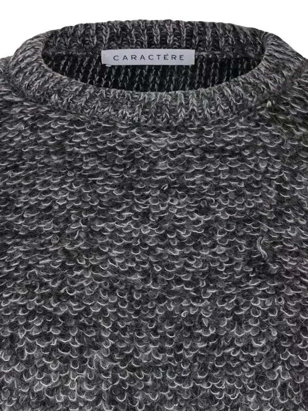 CARACTÈRE Ribbed-trims Sweater