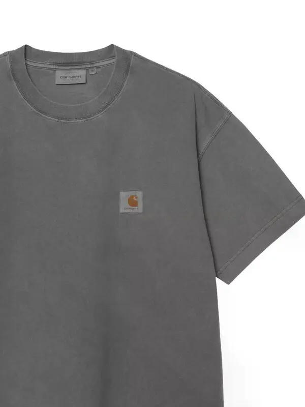 Carhartt Work In Progress S/s Vista Logo-chest T-shirt - Grey