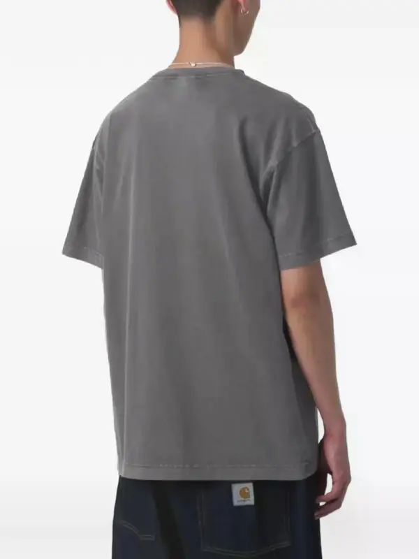 Carhartt Work In Progress S/s Vista Logo-chest T-shirt - Grey