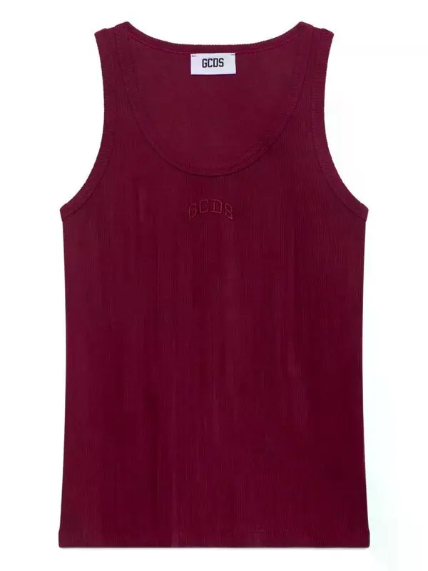 Gcds Logo-embroidered Tank Top