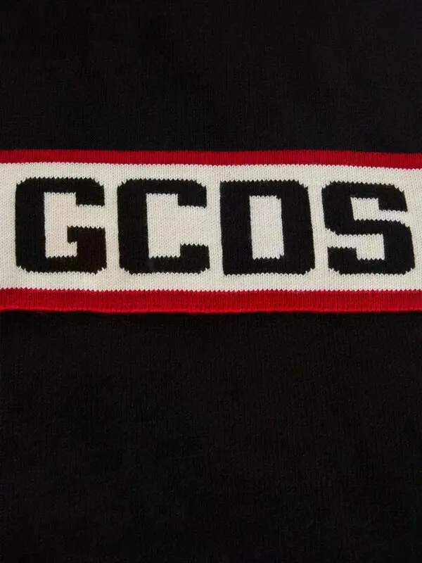 Gcds Logo Knitted Scarf
