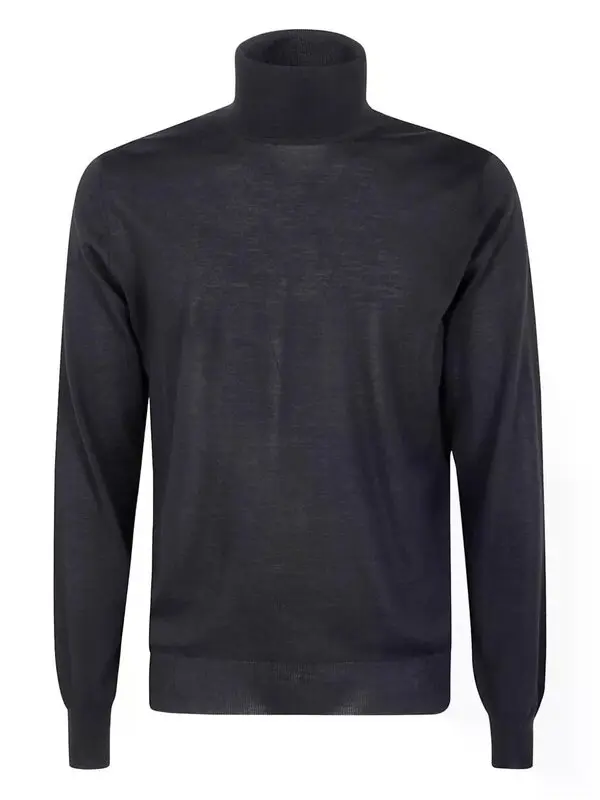 FILIPPO DE LAURENTIIS Turtleneck Long-sleeve Sweater - Blue