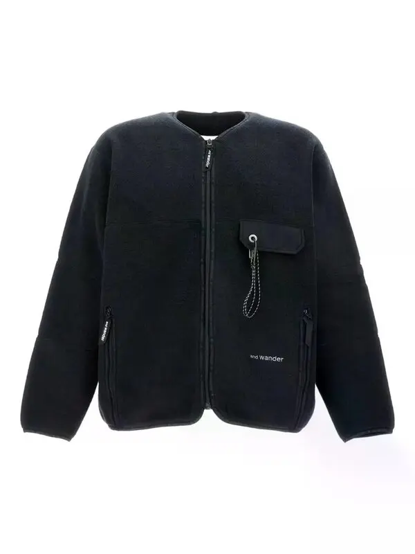 AND WANDER Zip Fleece Sweater
