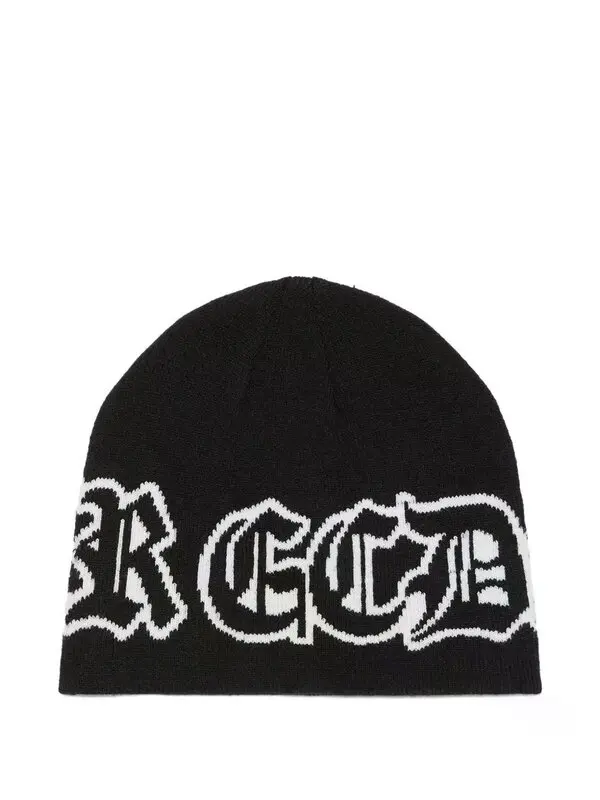 Gcds Embroidered Logo Beanie - Black