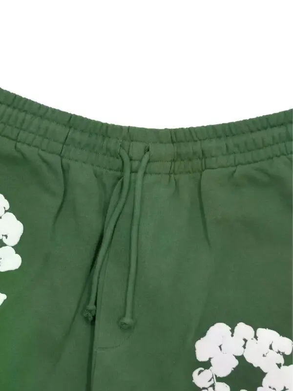 DENIM TEARS Floral-print Track Pants - Green
