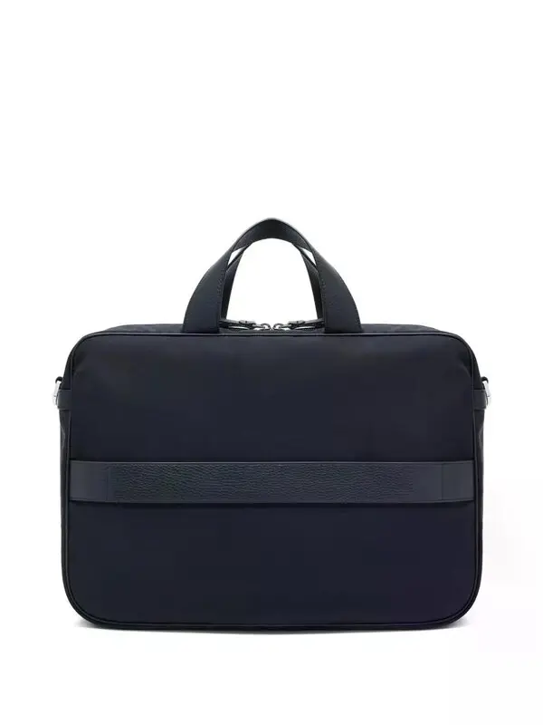 Giorgio Armani Panelled Briefcase With Logo Stamp