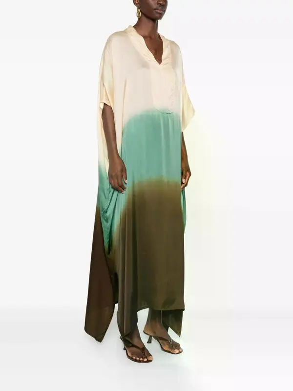 YAVI Dip-dyed Maxi Dress