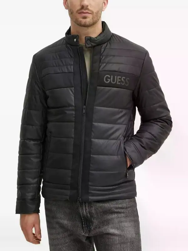Guess Quilted Zip Jacket