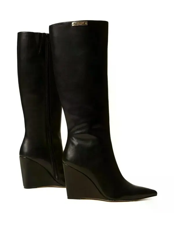 TWINSET Logo-plaque 100mm Wedge Boots