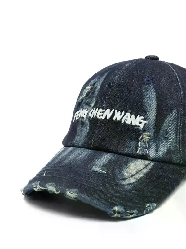 FENG CHEN WANG Tie-dye Distressed Cap