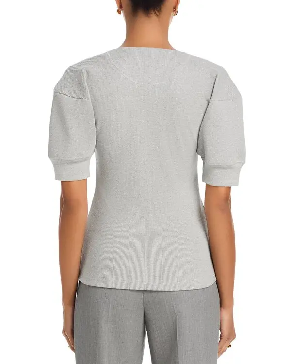 Victoria Beckham Ribbed Henley Top