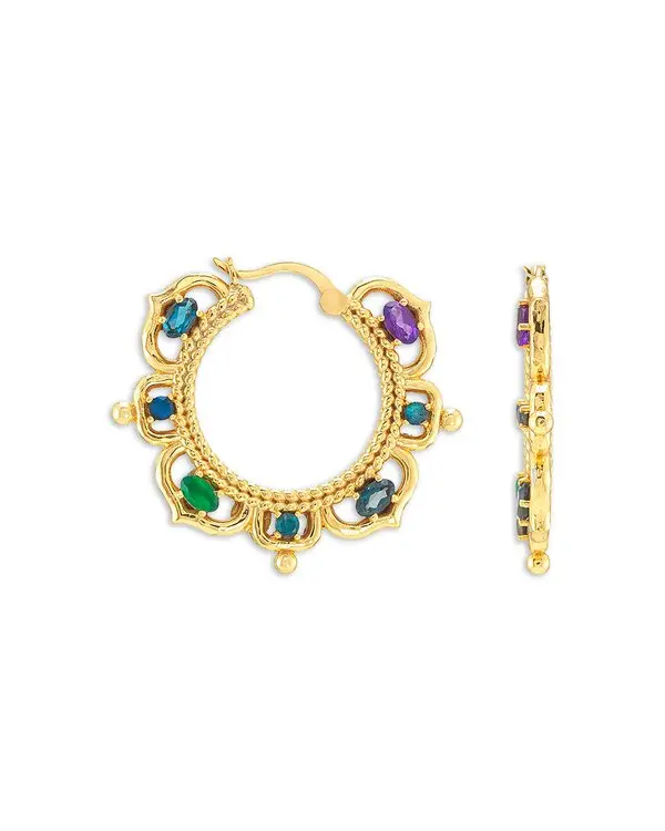 CAPUCINE DE WULF Contessa Hoop Earrings