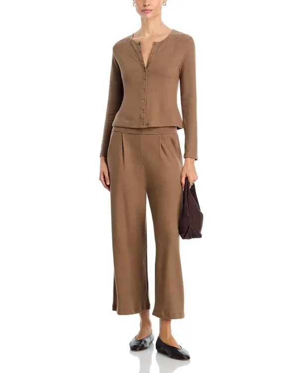 LESET Lauren Crop Pleated Pants