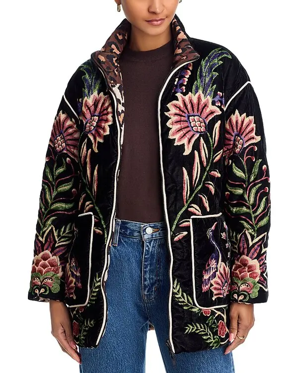 Farm Rio Reversible Puffer Jacket