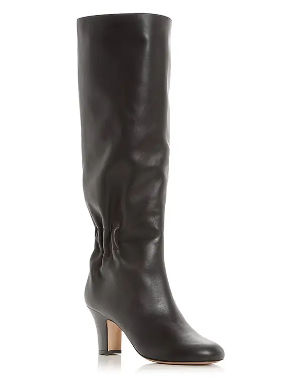 FERRAGAMO Janette Ruched Tall Boots