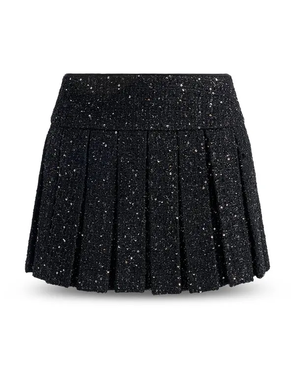 Alice + Olivia Emilie Tweed Mini Skort