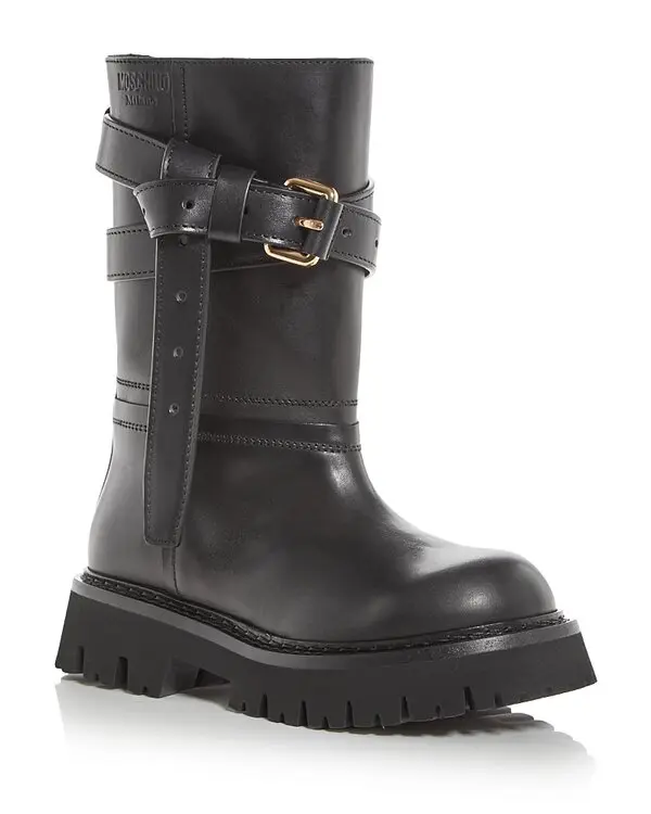 Moschino Belted Boots