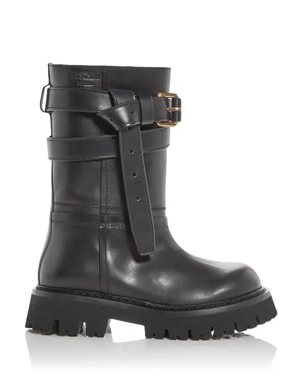 Moschino Belted Boots