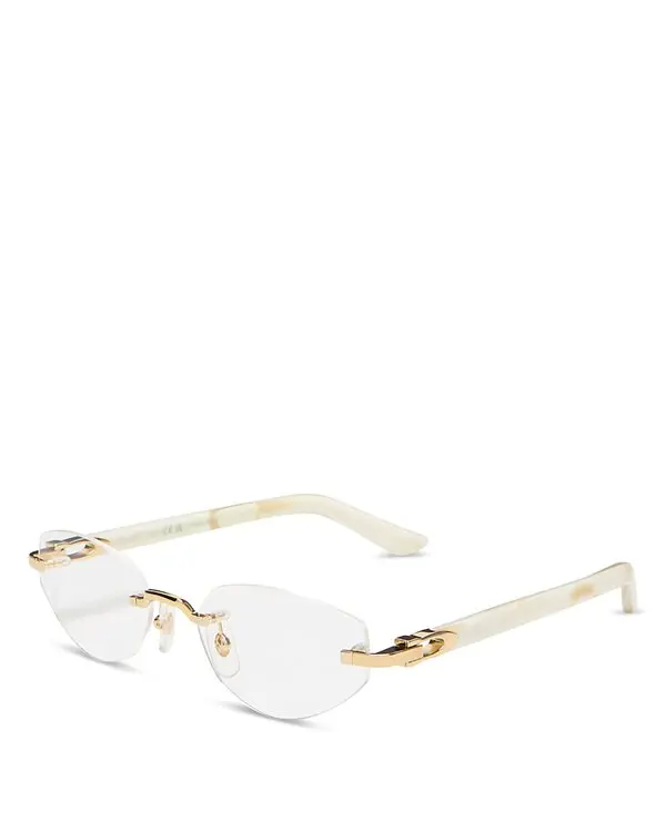 CARTIER Cat Eye Eyeglasses, 55mm - Gold