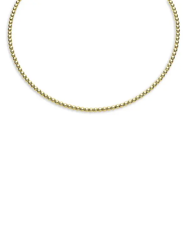 Lagos 18k Yellow Caviar Beaded Collar Necklace - Gold