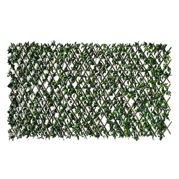 NEARLY NATURAL 40 X 80 Uv Resistant Artificial Gardenia Expandable Privacy Fence Screen - Green