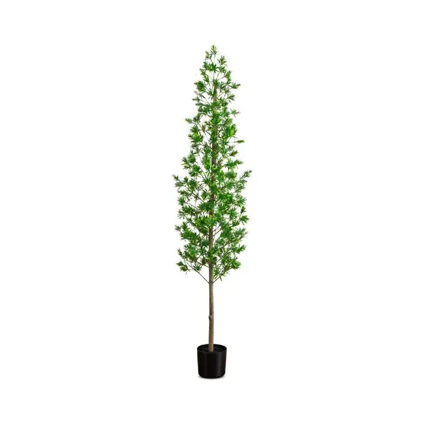NEARLY NATURAL 6' Uv Artificial Podocarpus Tree